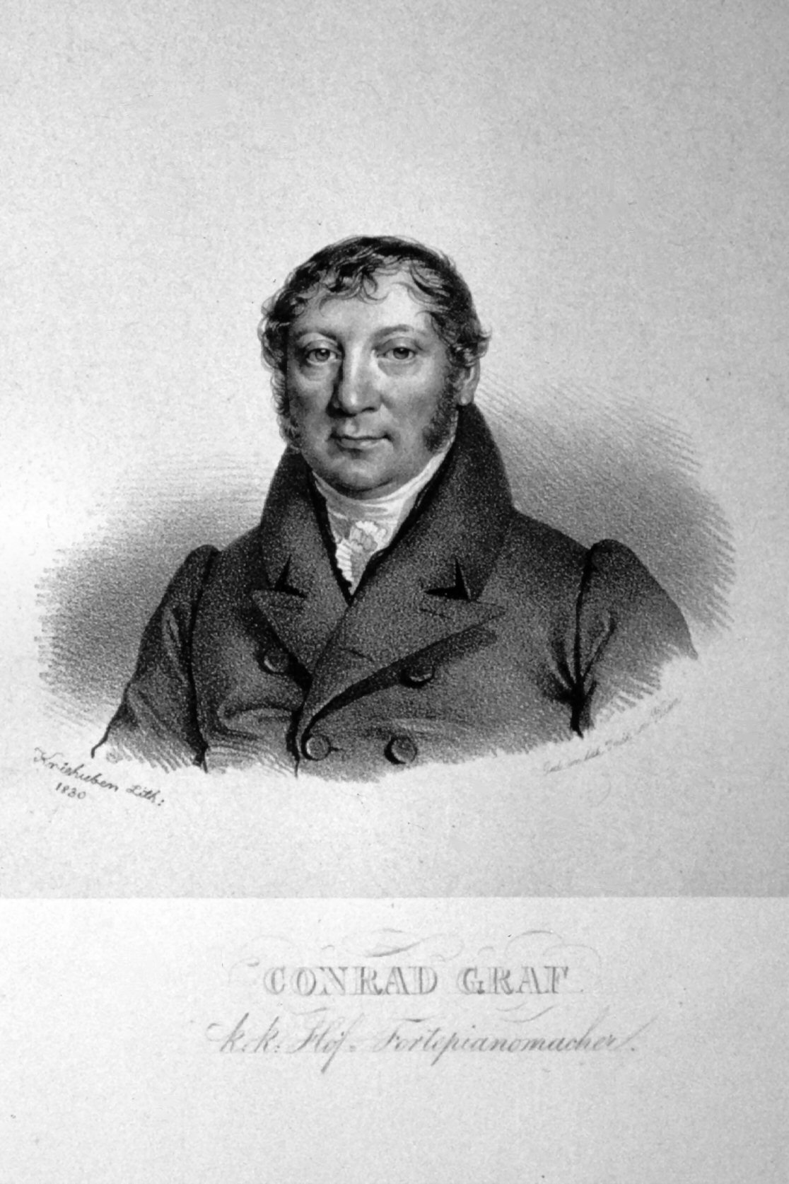 PIANOFORTE À QUEUE CONRAD GRAF 1840 - Piano des Charentes